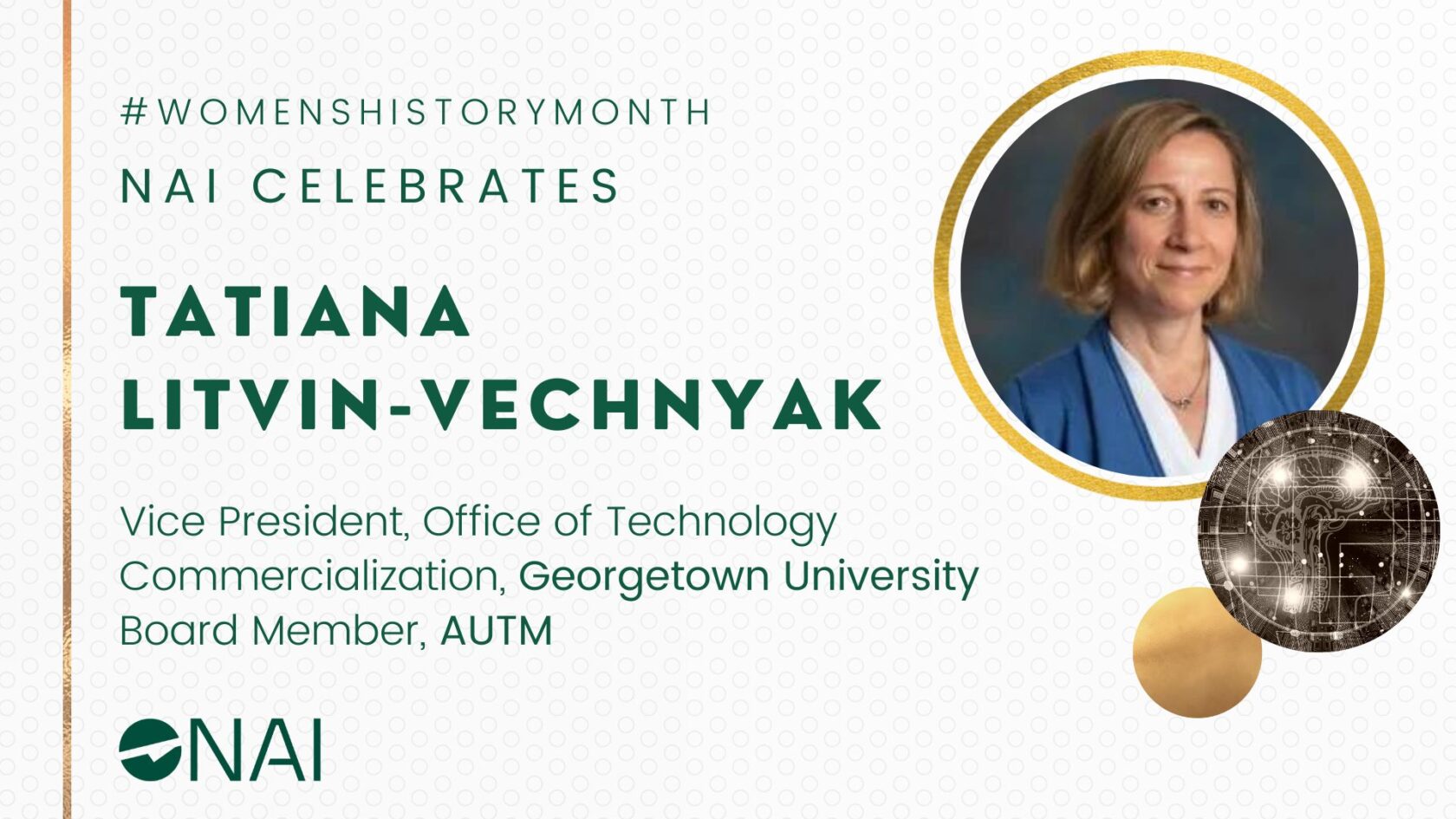 Women's History Month: An Interview with Tatiana Litvin-Vechnyak - NAI