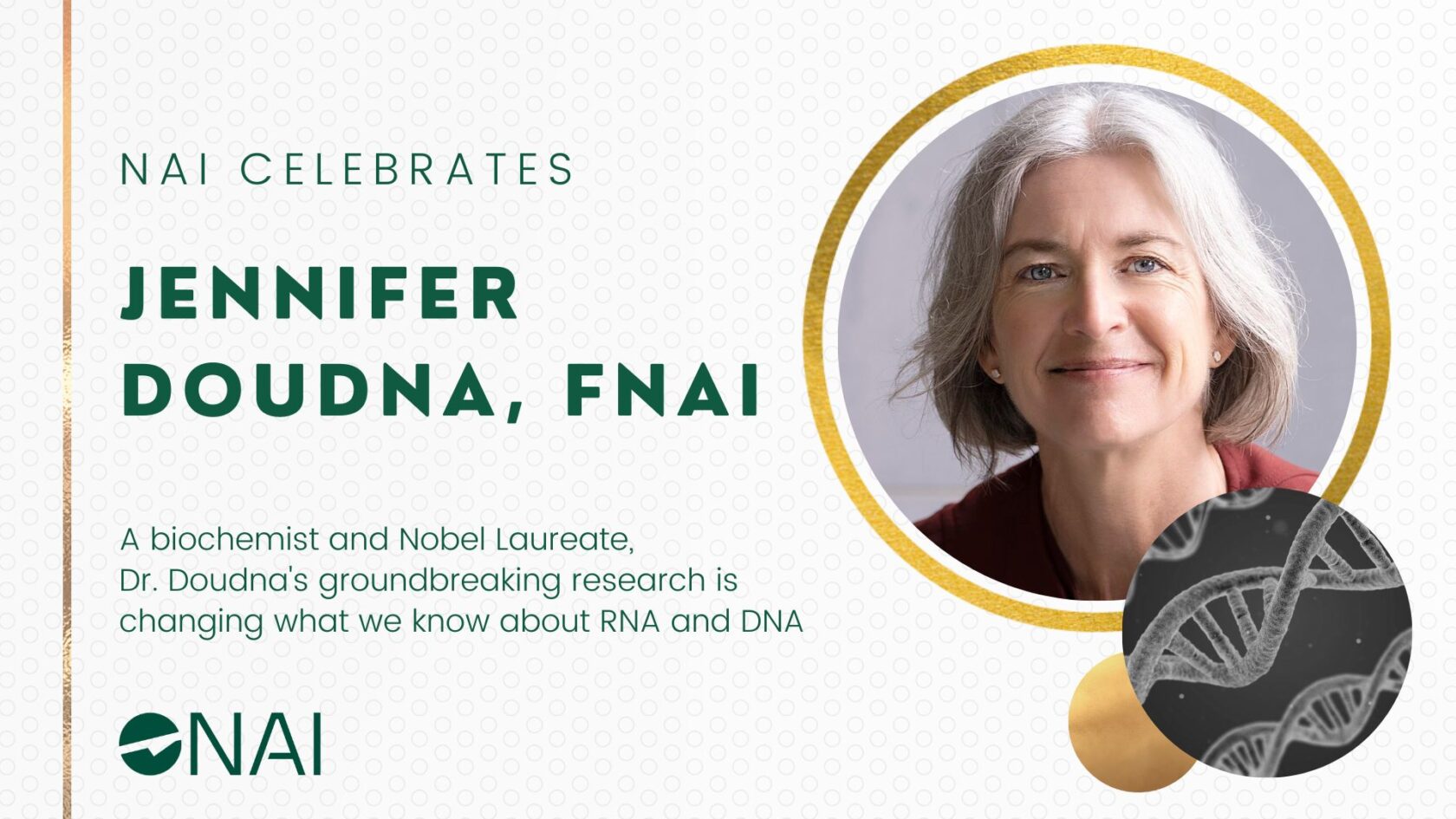 Women's History Month: Jennifer Doudna, FNAI - NAI